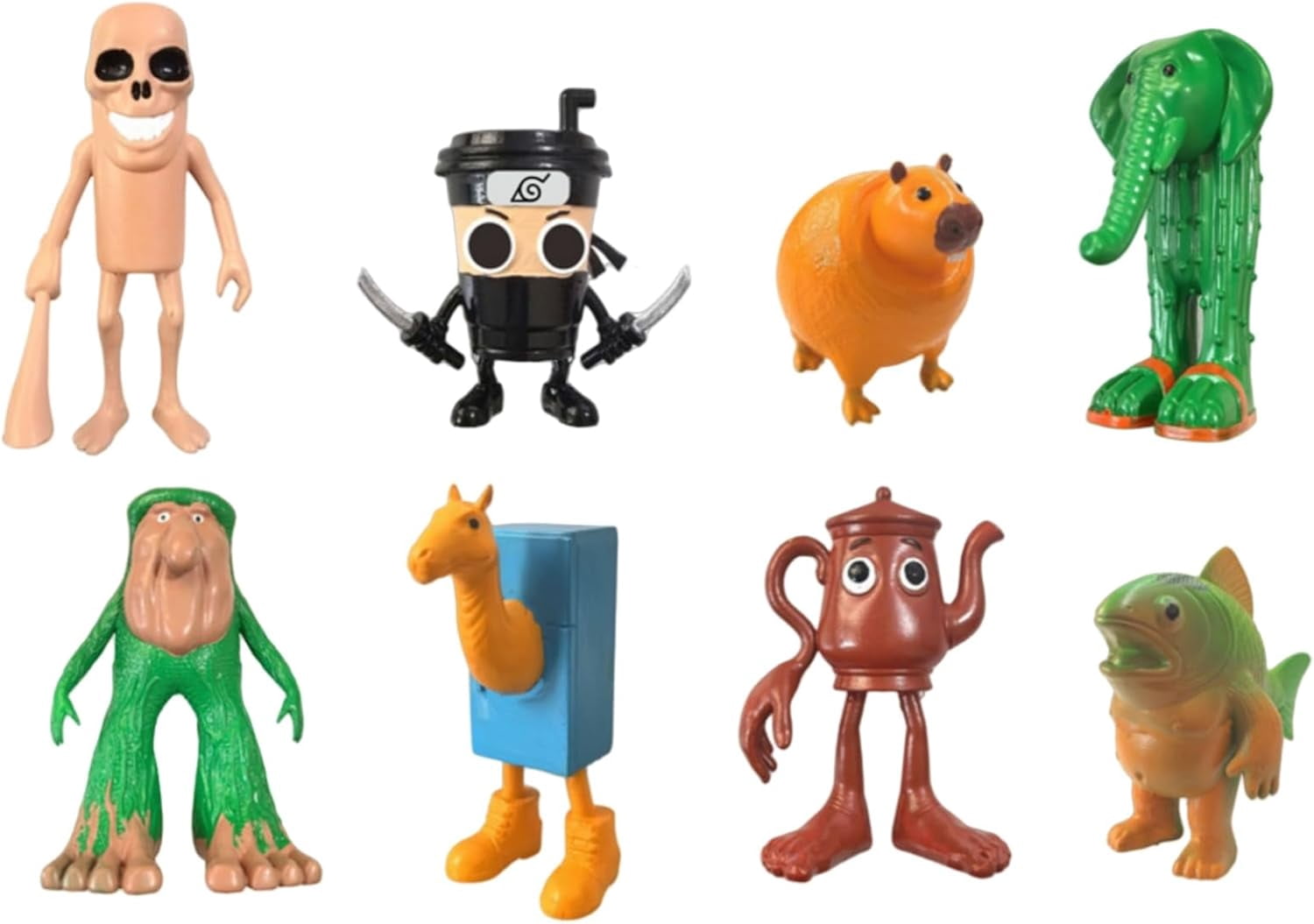 8 Pcs Set 3in-3.5in Ornament Collectible Figurines for Fans, 3D Printed ...