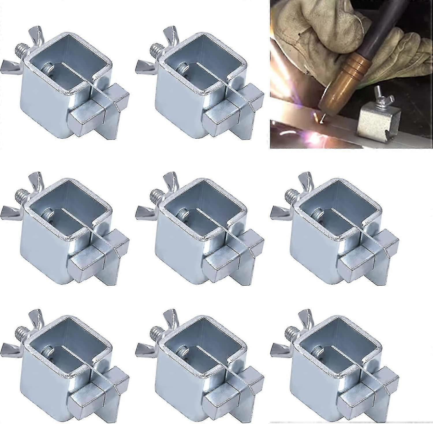 8 Pcs Sheet Metal Welding Clamps Welding Positioner Clamps Butt Welding ...
