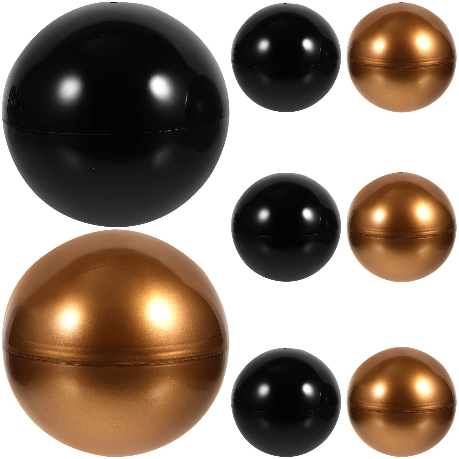 8 Pcs Shell Fillable Capsules Dye Easter Eggs Reusable Easter Basket ...