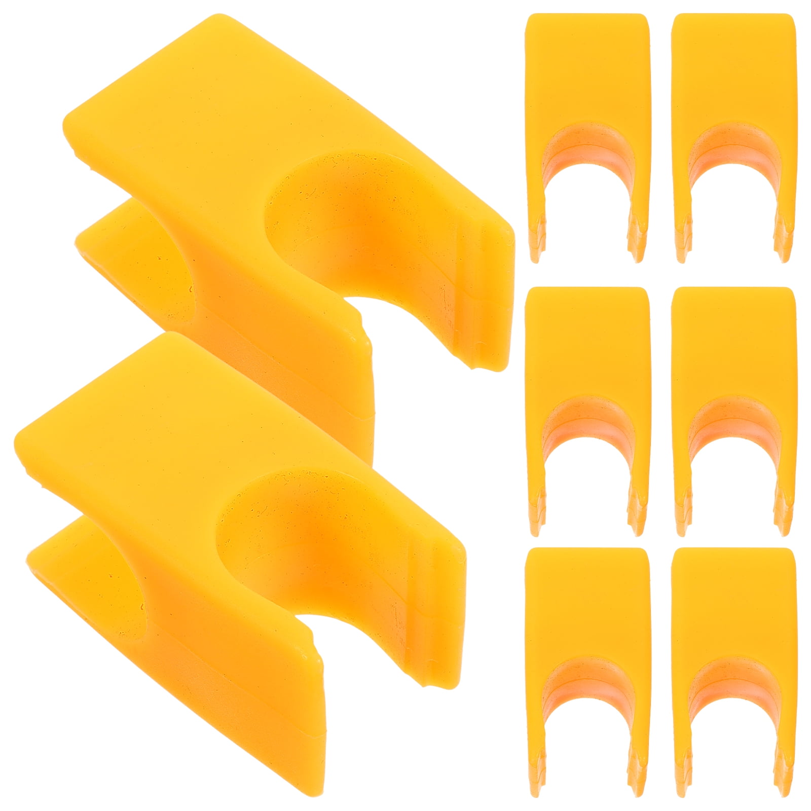 8 Pcs Sign Pole Clip Tube Basketball Rod Buckle Safety Barriers Soccer ...