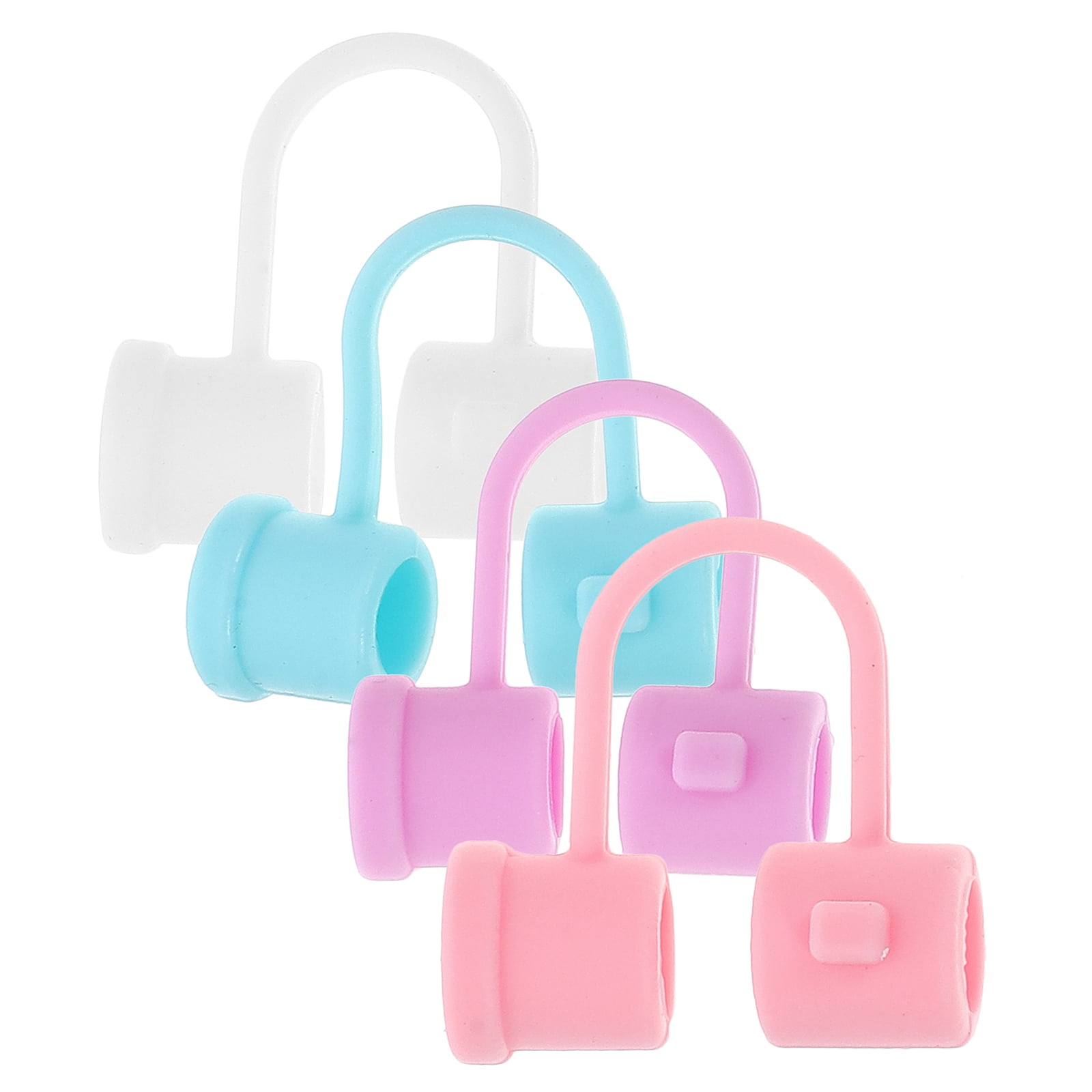 8 Pcs Silicone Straw Cap Straws Cute Plug Toppers for Tumblers Reusable ...