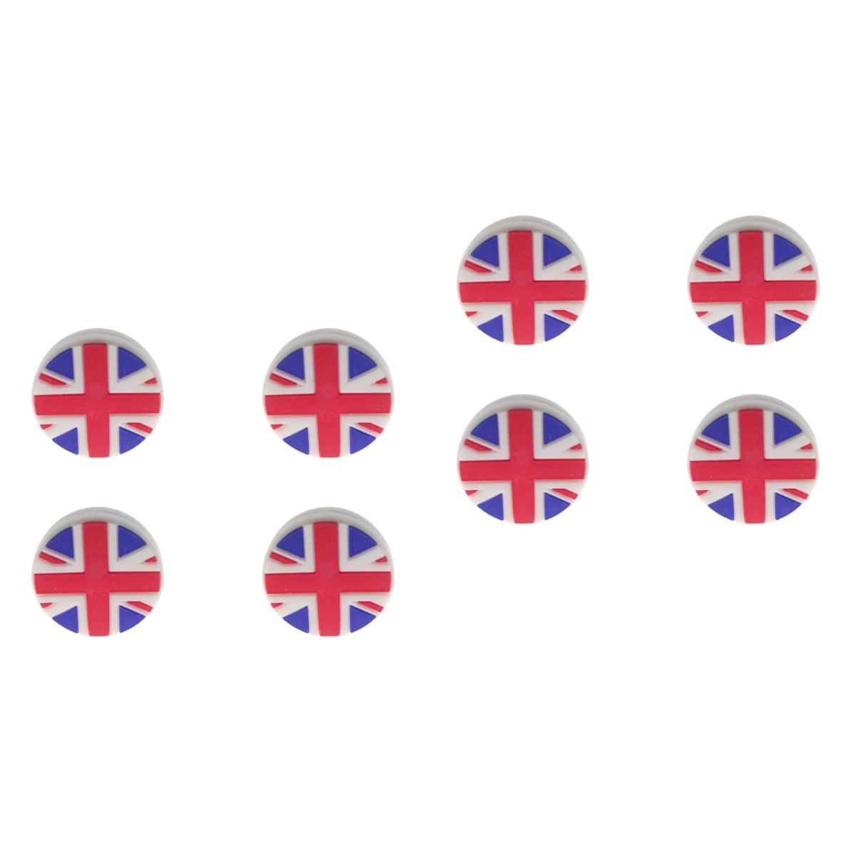 8 Pcs Silicone Tennis Racket Vibration Dampeners UK Flag Pattern Tennis ...