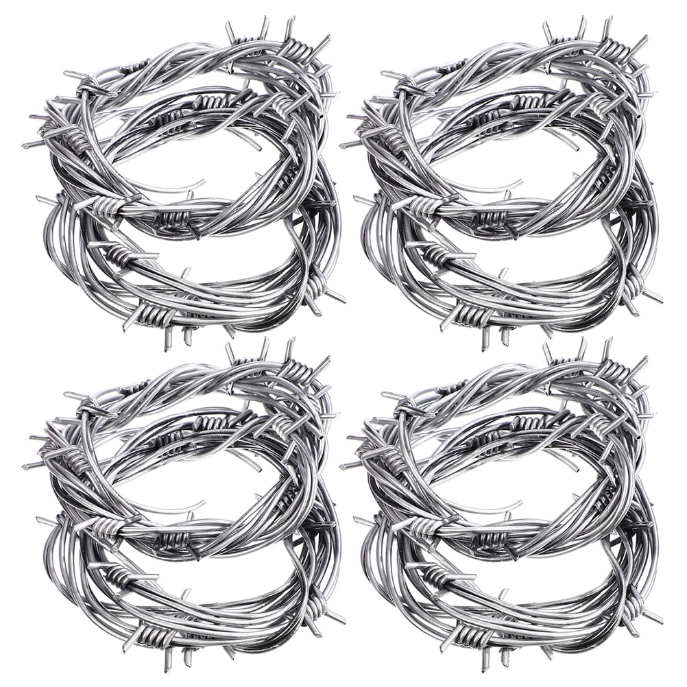 8 Pcs Simulated Wire Garland Barbed Wires Fake Barb Wire Fencing Barbed ...