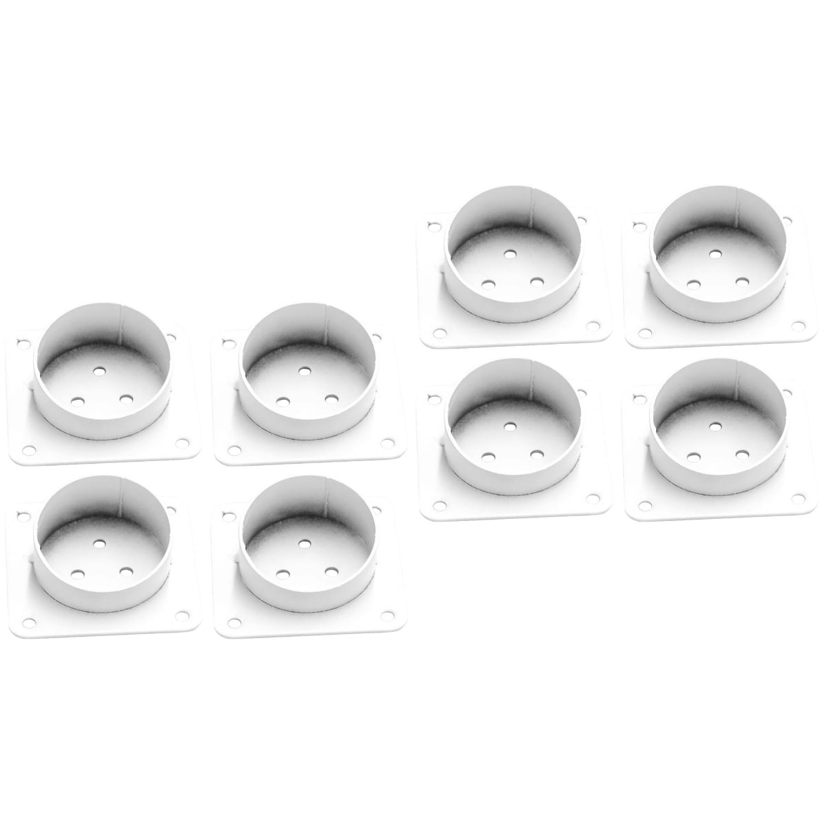 8 Pcs Slanted Table Leg Connector Chair Mounting Plates Desk Legs ...