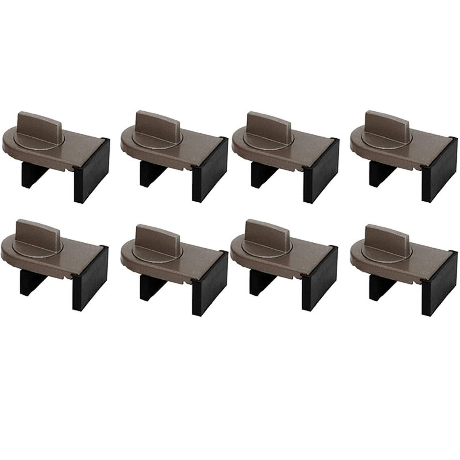 8 Pcs Sliding Sash Stopper Cabinet Locks Straps Window Sliding Lock ...