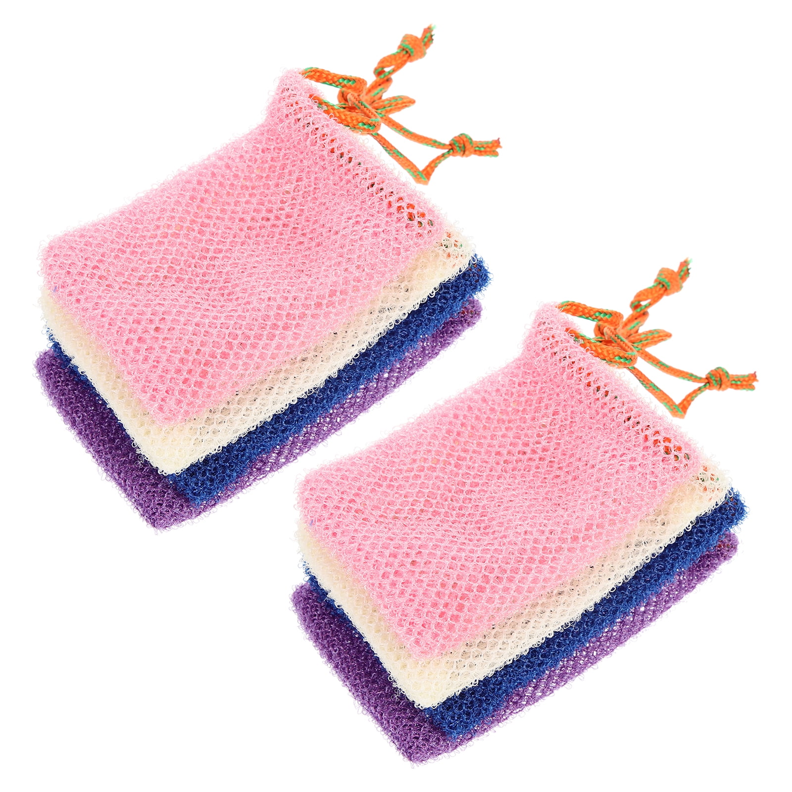 Raindrops 8pcs Drawstring Soap Foaming Bathroom Soap Storage and Maker ...