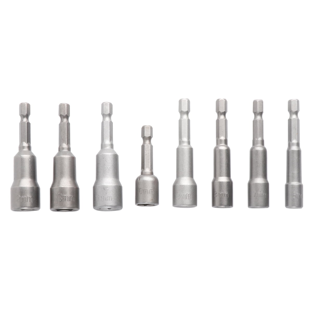 8 Pcs Socket with Bitholder Bit for Hex Drives Power Extension Bit Set ...