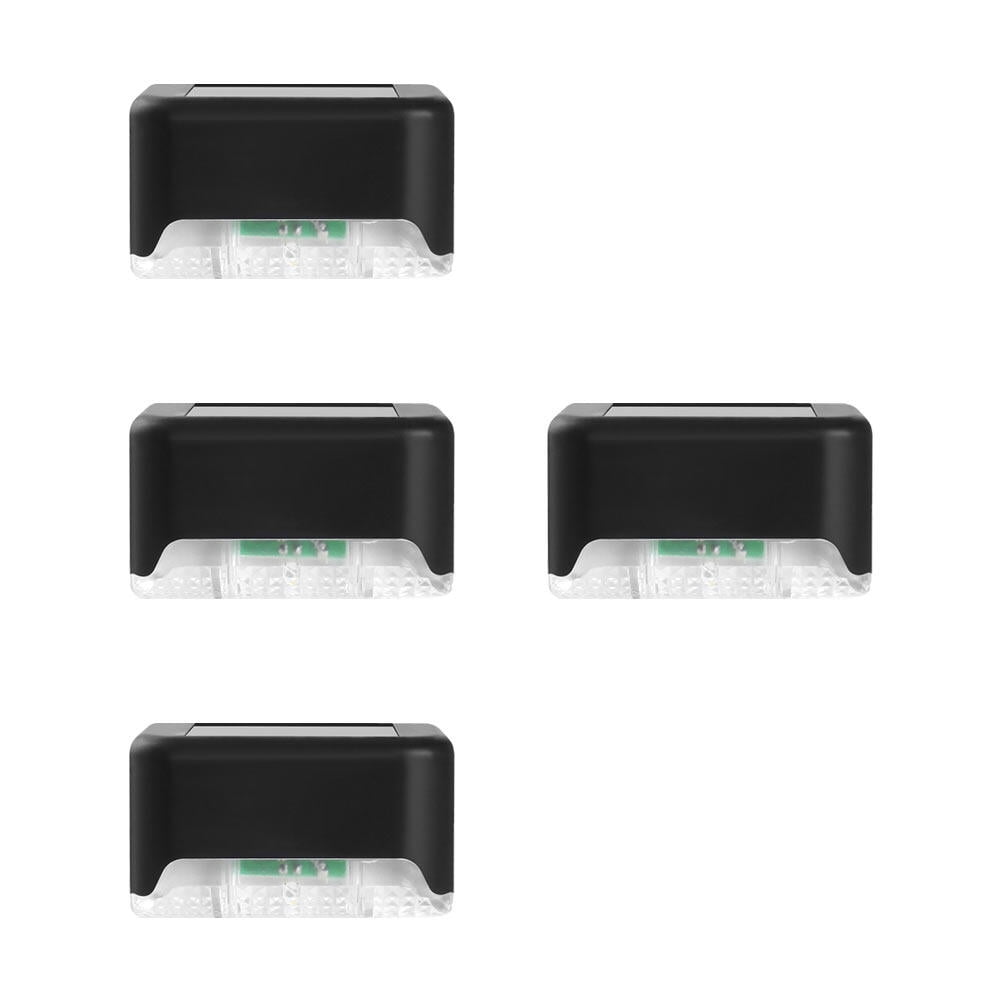 8 Pcs Solar Step Lights Outdoor Garden Fence Lights Solariko LED Lamps ...