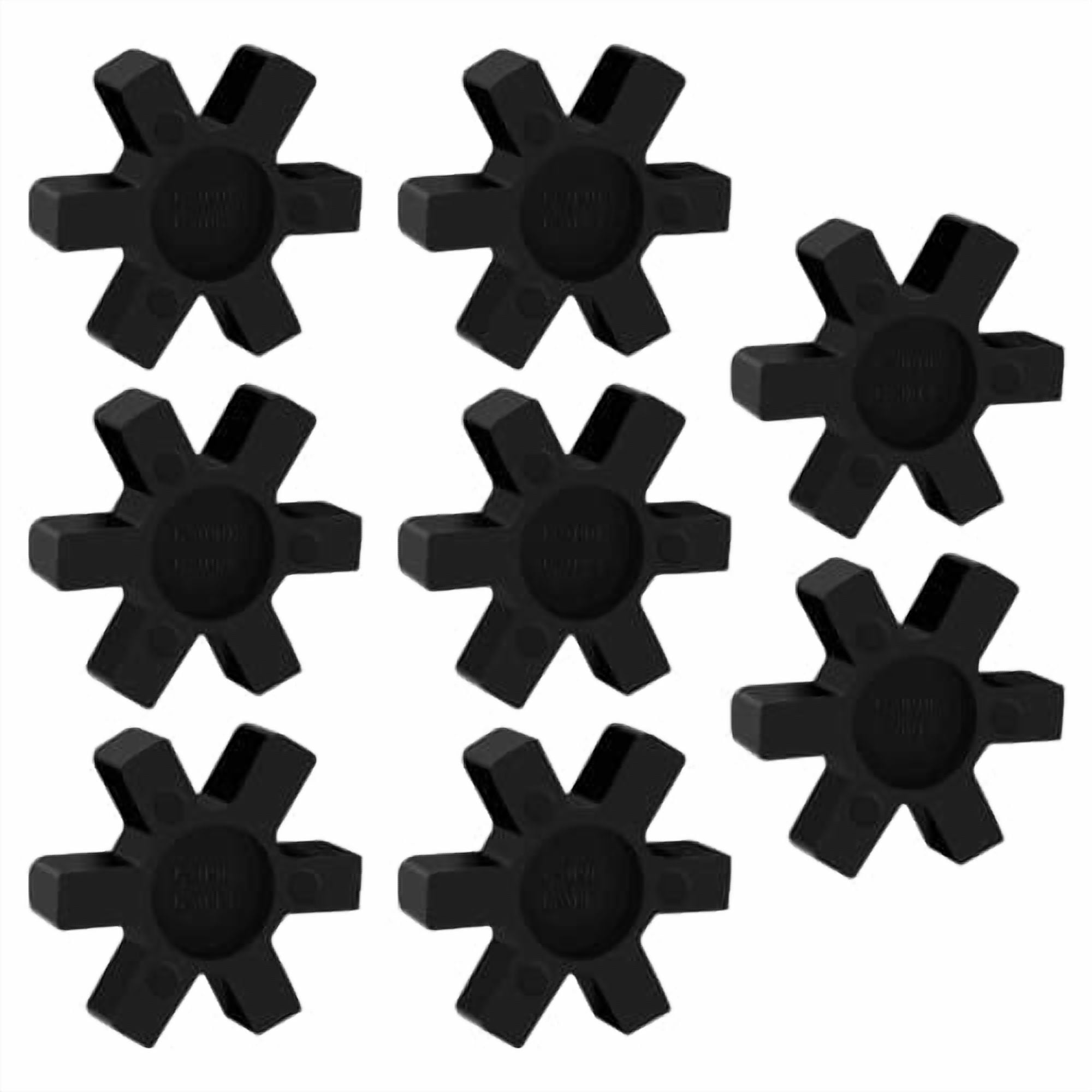 8 Pcs Solid Type Spider Center Inserts L095 Flexible NBR Rubber Spider ...