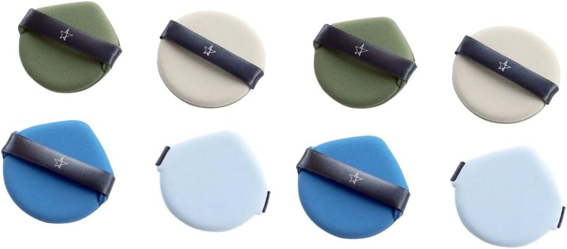 8 Pcs Sponge Flutter Triangle Puffs Makeup Powder Puff Cushion Puff ...