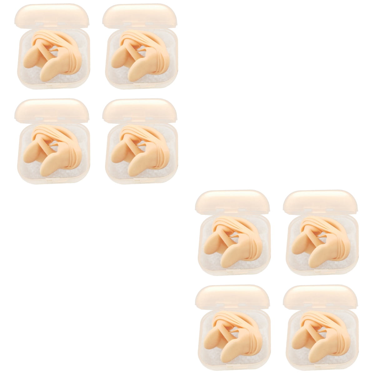 8 Pcs Sports Swim Nasal Splint Ear Plugs Earbuds Swimming Accessory ...