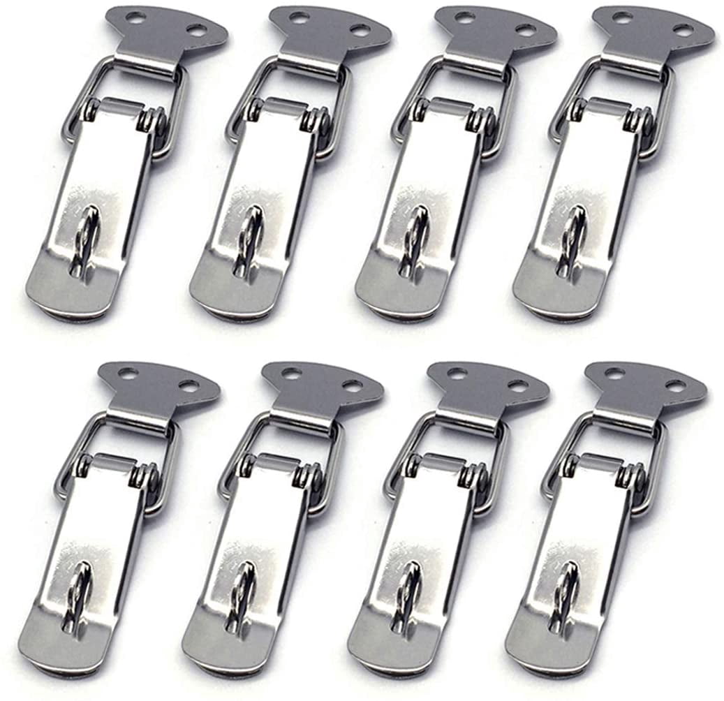 8 Pcs Spring Latch Toggle Stainless Steel Lever Latch Spring Box for ...