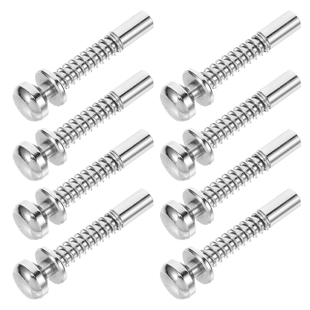8 Pcs Spring Latches for Rabbit Cages Spring-loaded Plunger Silver ...