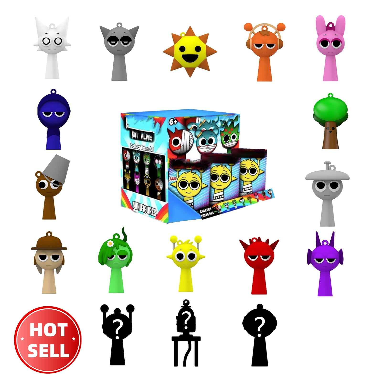 8 Pcs Sprunki Toy Mystery Box Incredibox Sprunki Toys Box: A Gift That ...