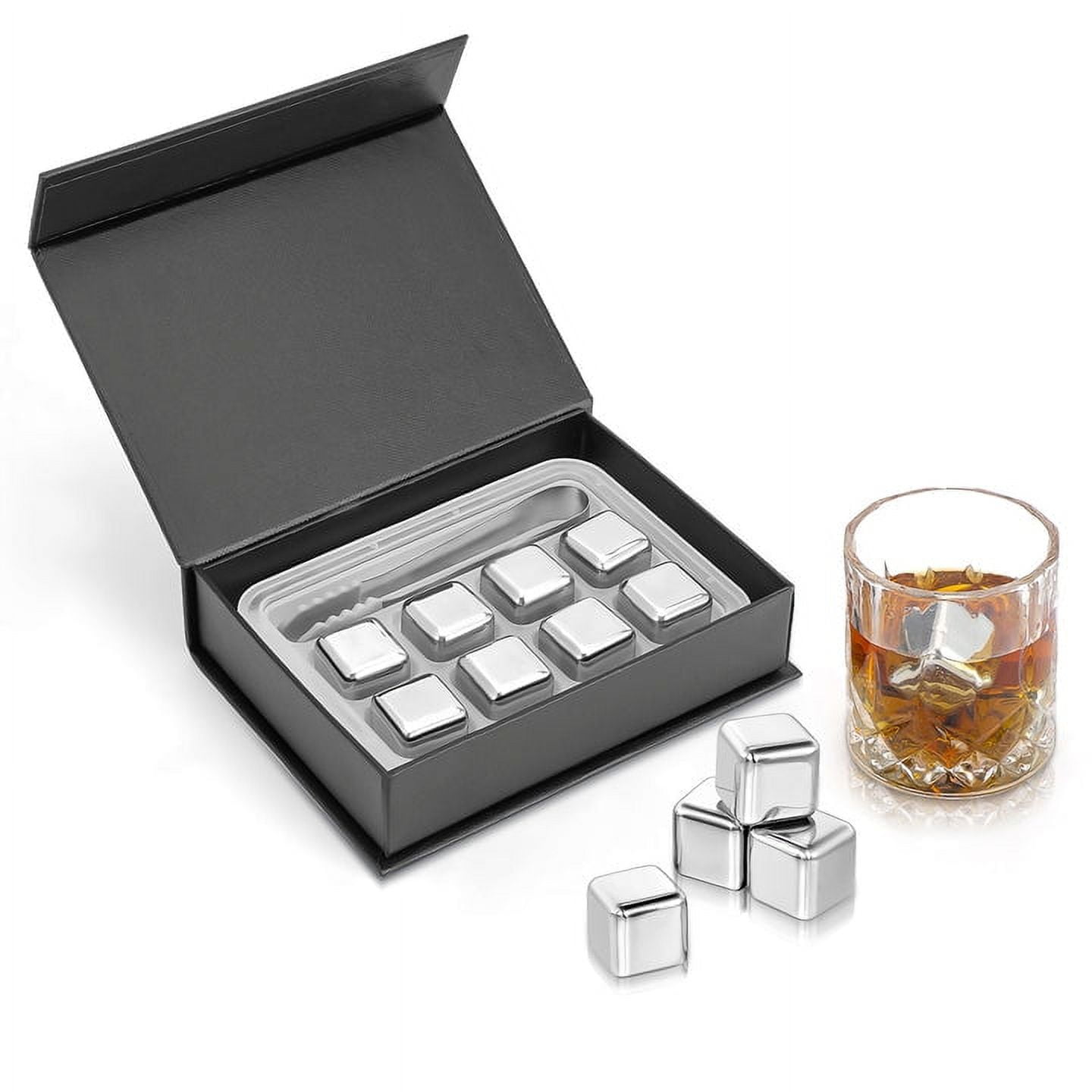 8 Pcs Stainless Steel Ice Cubes - Walmart.com