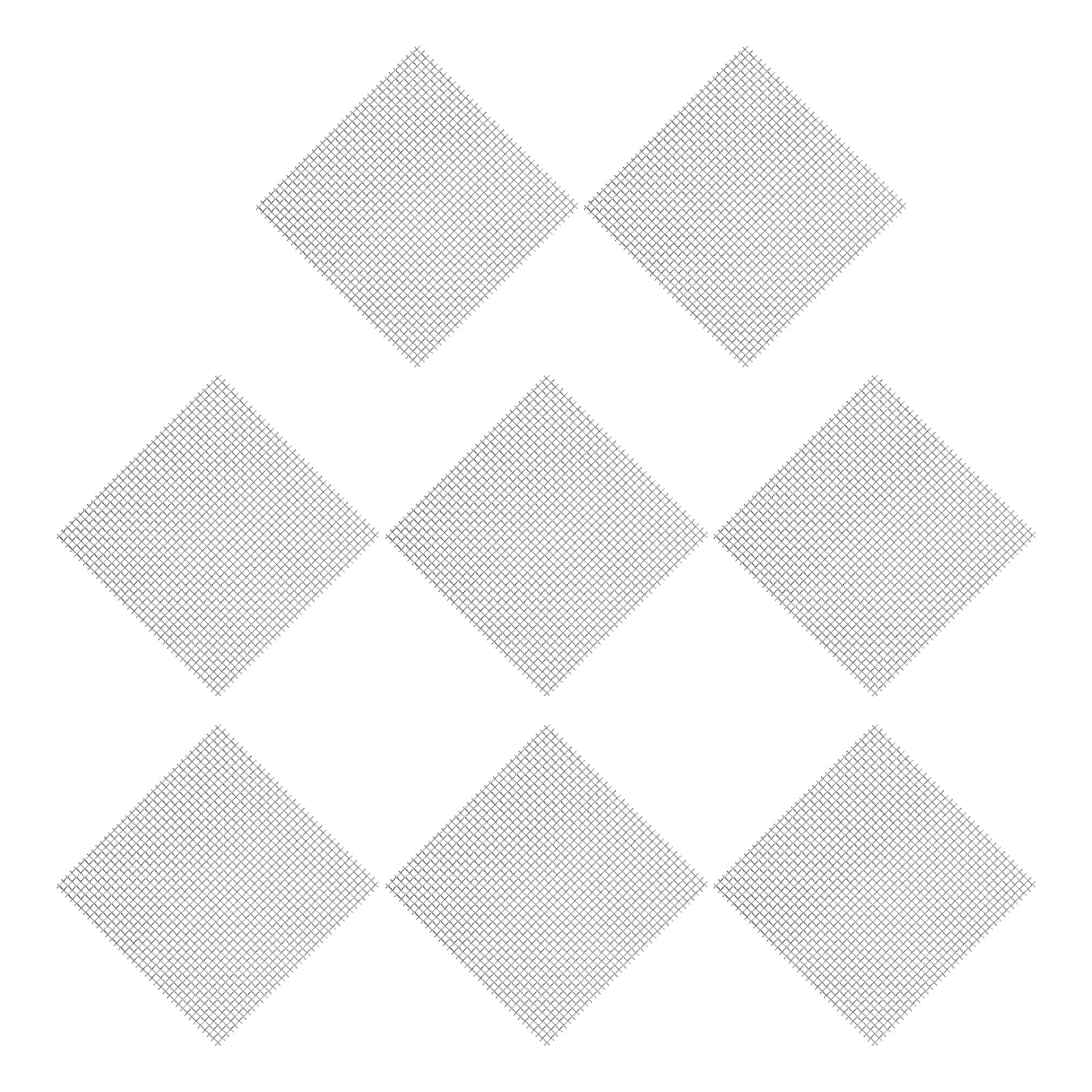 8 Pcs Stainless Steel Wire Mesh Pad Tear-resistant Wire Mesh Underwater ...