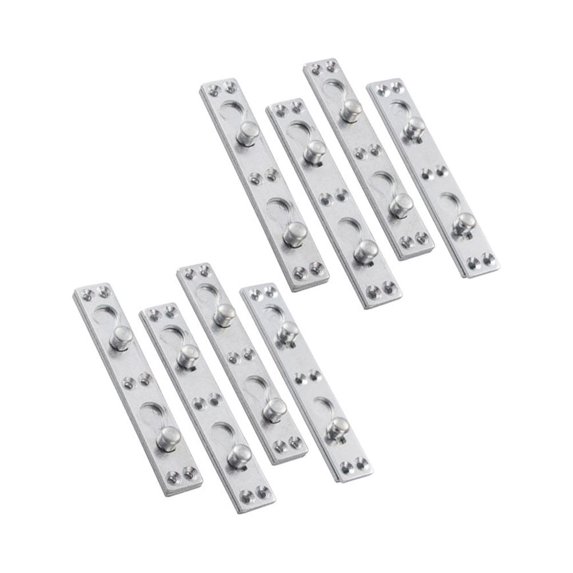 8 Pcs Steel Bed Rail Fastener Thicken Hinge Gemel Furniture Heavy ...
