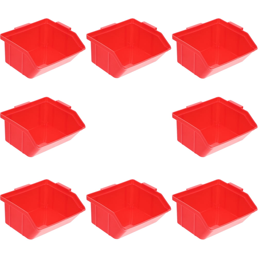 8 Pcs Storage Bins Tool Reusable Accessories Office - Walmart.com
