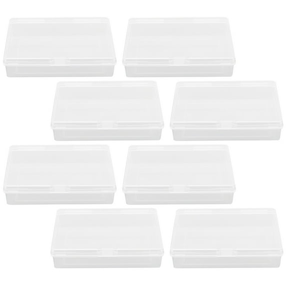 8 Pcs Storage Box Tally Playing Cards Clear Plastic Boxes Poker ...