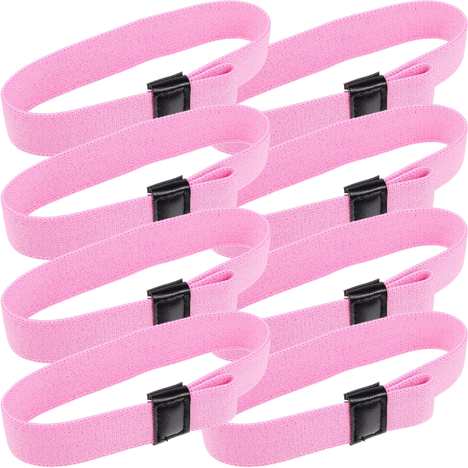HOMEMAXS Elastic Bento Bands Pink for 8Pcs 4.7X0.8X0.04In - Walmart.com