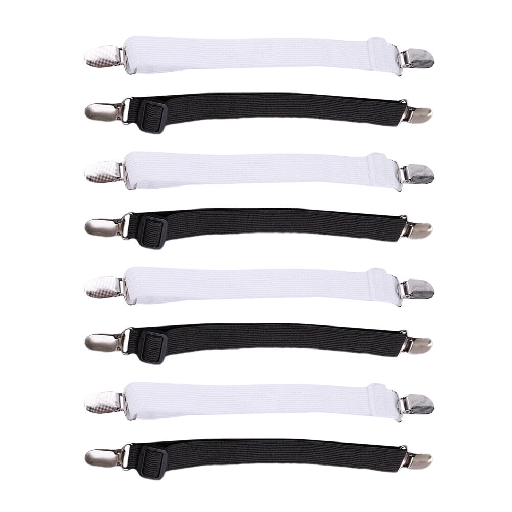 8 Pcs Straps with Clips for Couch Covers Bedspread Sheet Clean Sheets ...