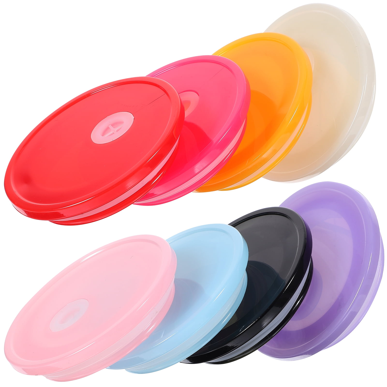 8 Pcs Straw Lid Universal Cup Lids Round Mug Cups Glass Mugs Coffee ...