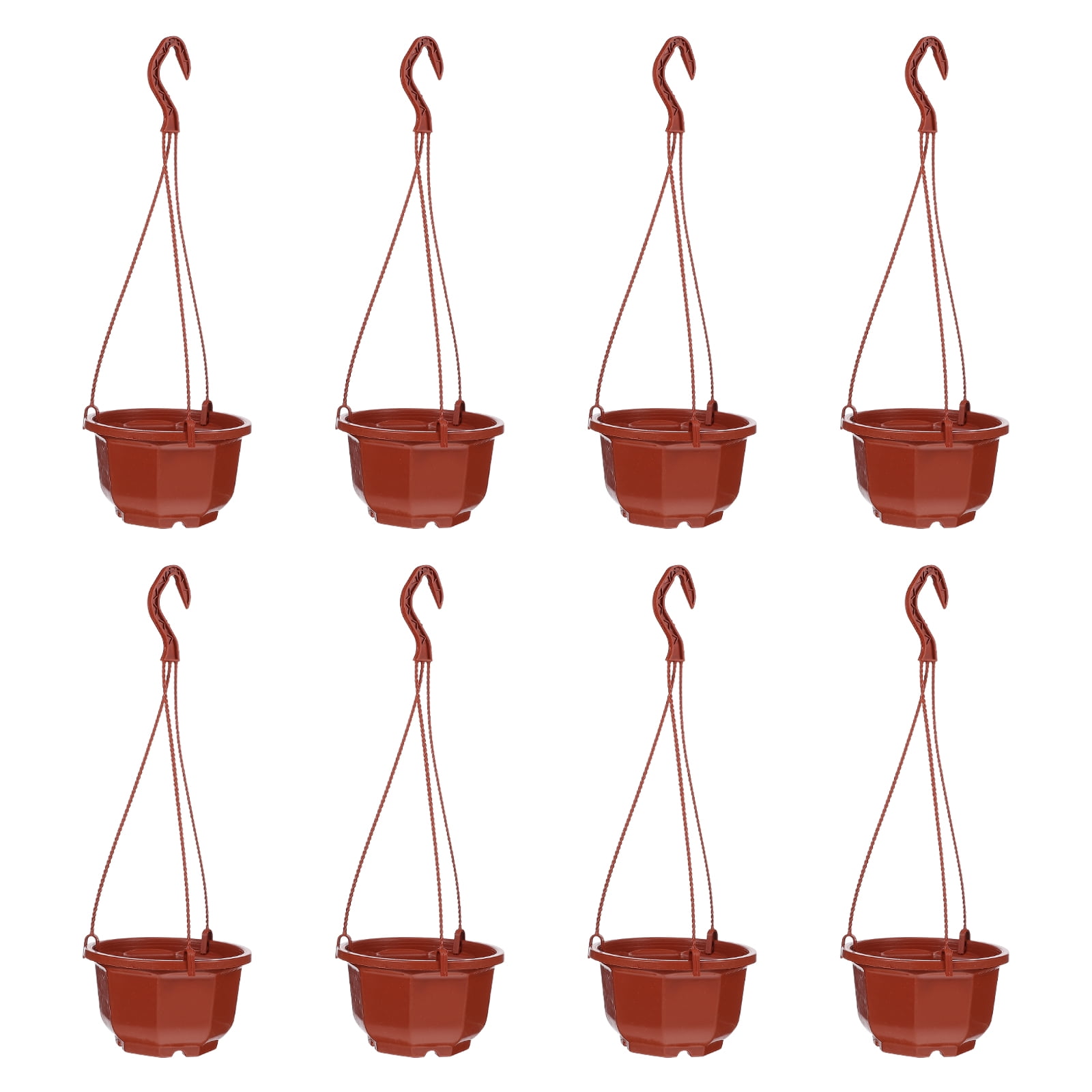 8 Pcs Succulent Planters Trellis Octagonal Plastic Flower Pot - Walmart.com