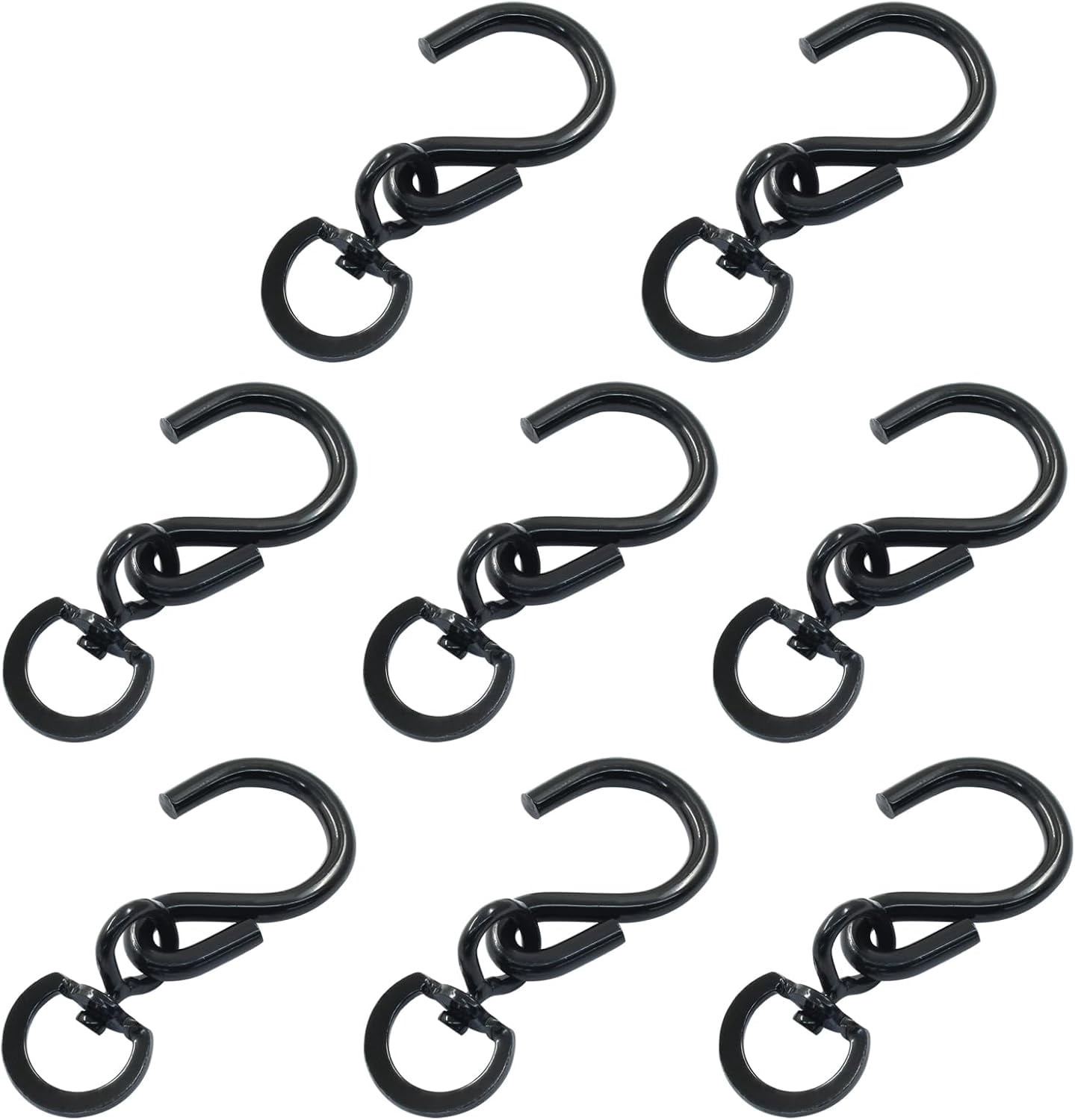 8 Pcs Swivel Hook Hangers for Planet, Heavy Duty 360 Degree Rotating ...