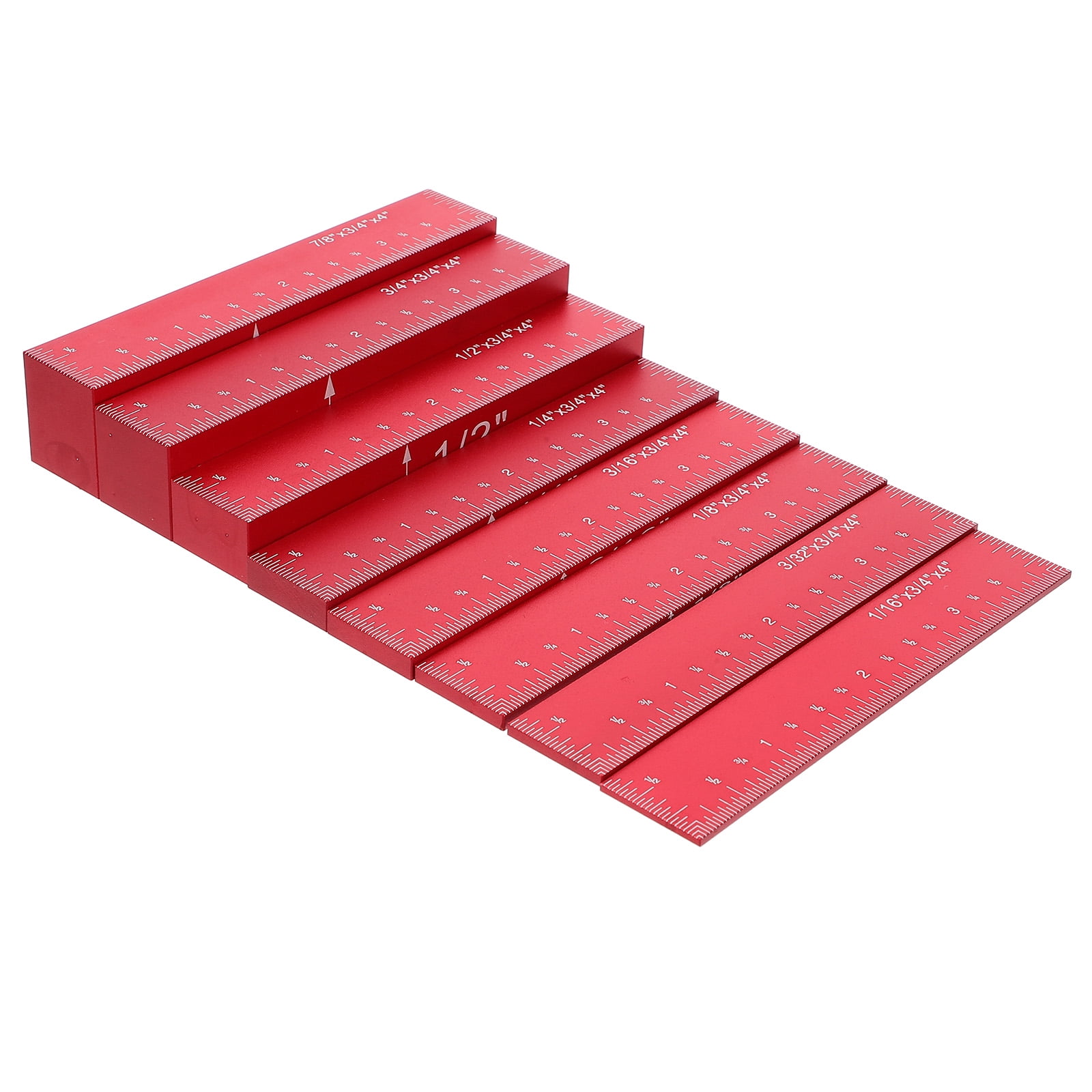 8 Pcs Table Saw Measuring Block High Precision Height Blocks Setup ...