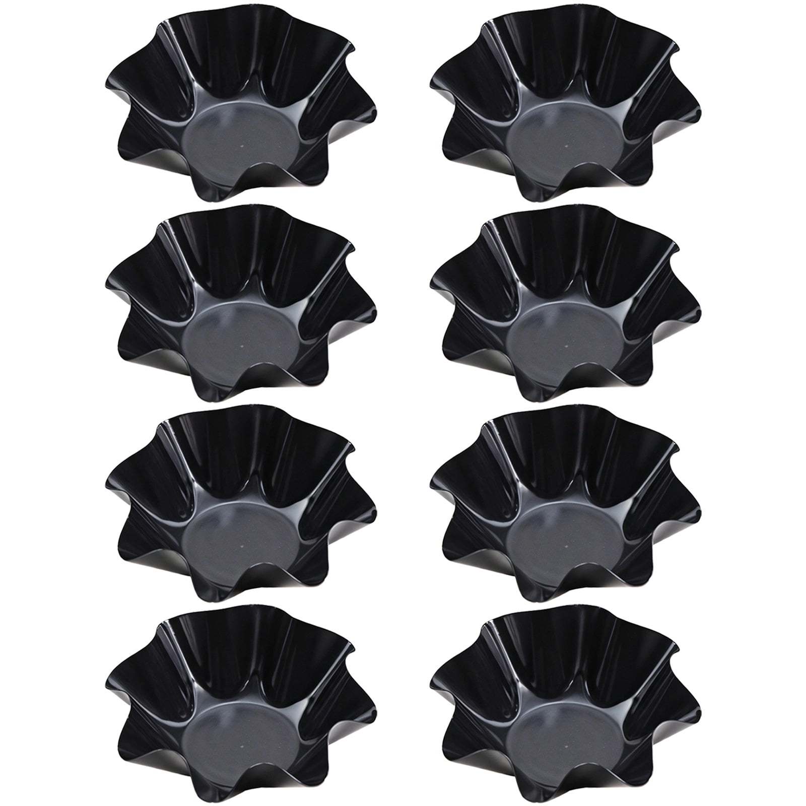 8 Pcs Taco Bowl Shell Maker, 4-Inch Nonstick Carbon Steel Taco Salad ...