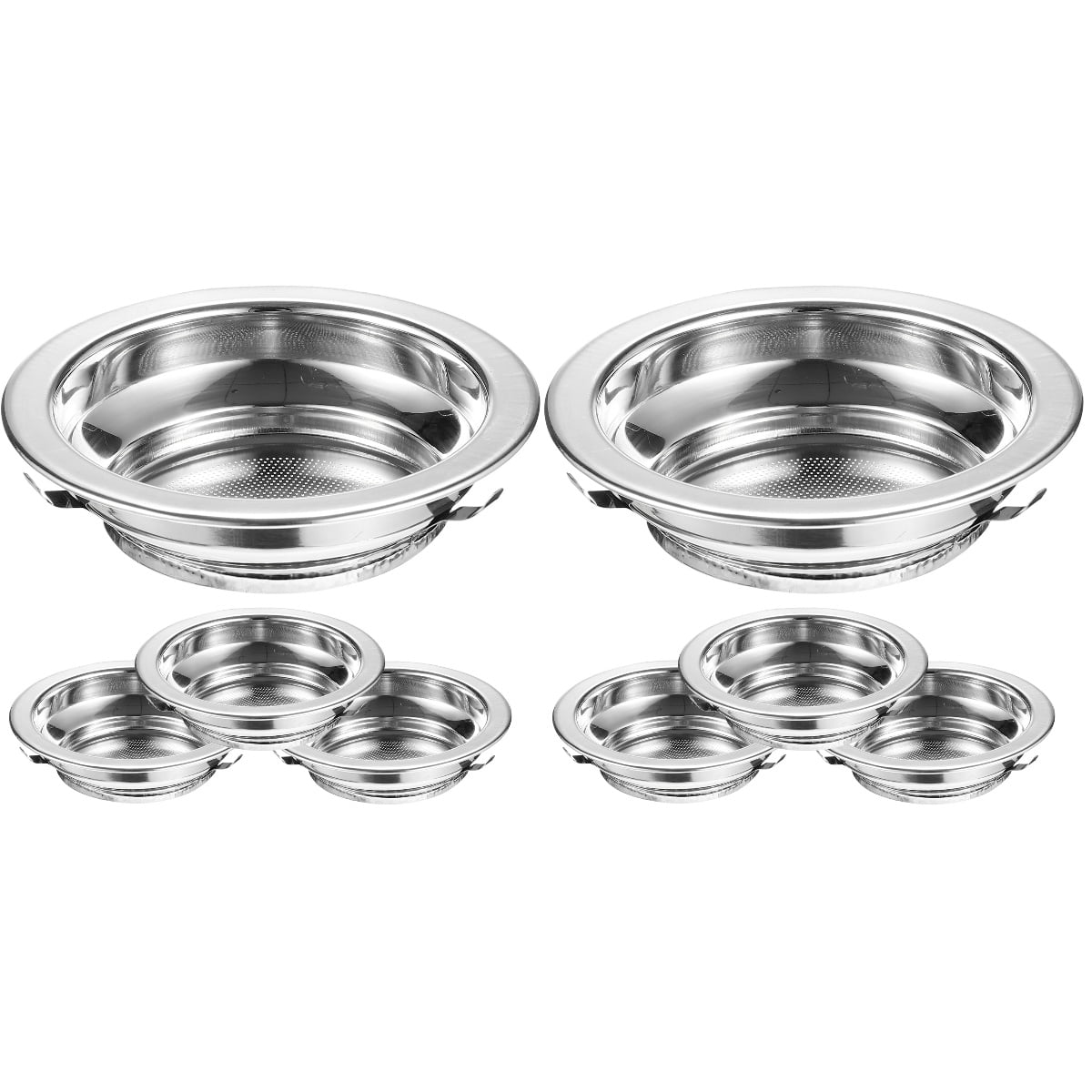 8 Pcs Tea Pot Filter Stainless Steel Filter Tea Infuser Home Tea Filter ...