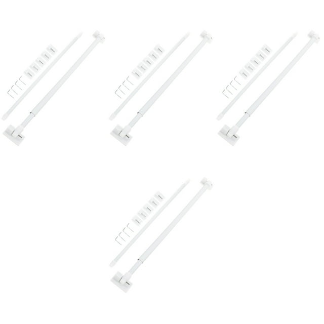 8 Pcs Tension Curtain Rod Magnet Curtain Rod Telescoping Curtain Rod ...