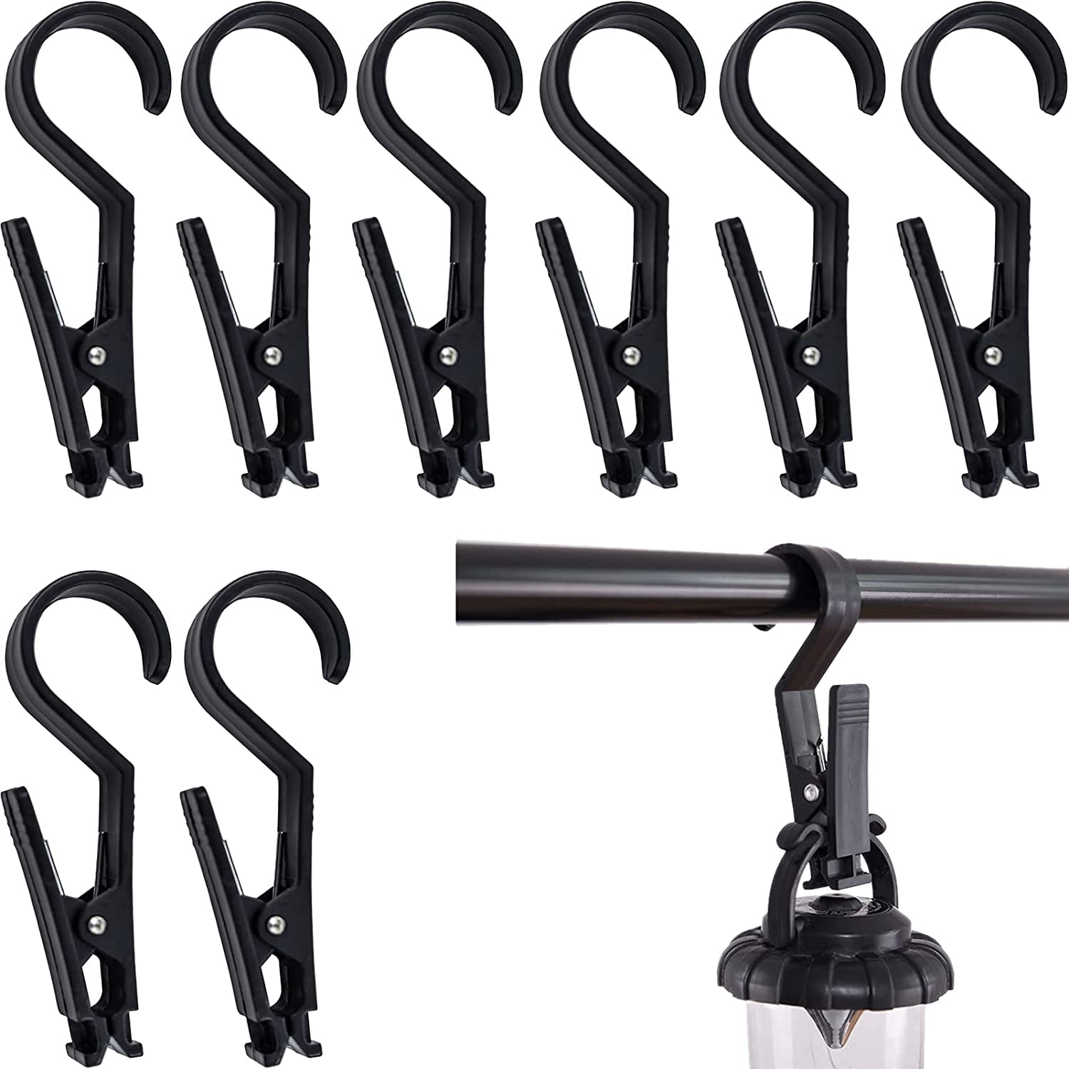 8 Pcs Tent Canopy Clip Light Hooks Multifunctional Tent Canopy Clip ...