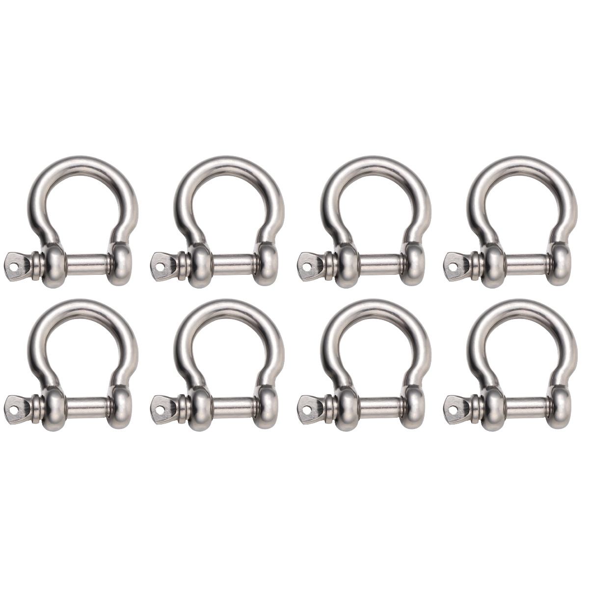8 Pcs The Chain Clothes Rack Hooks for Hanging Heavy Duty Shackle ...