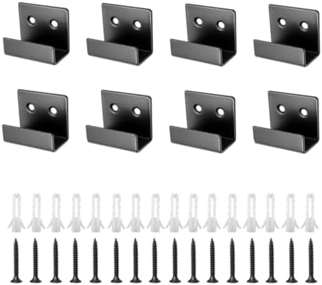 8 Pcs Tile Display Wall Hanger, Stainless Steel Wall Mount Brackets ...