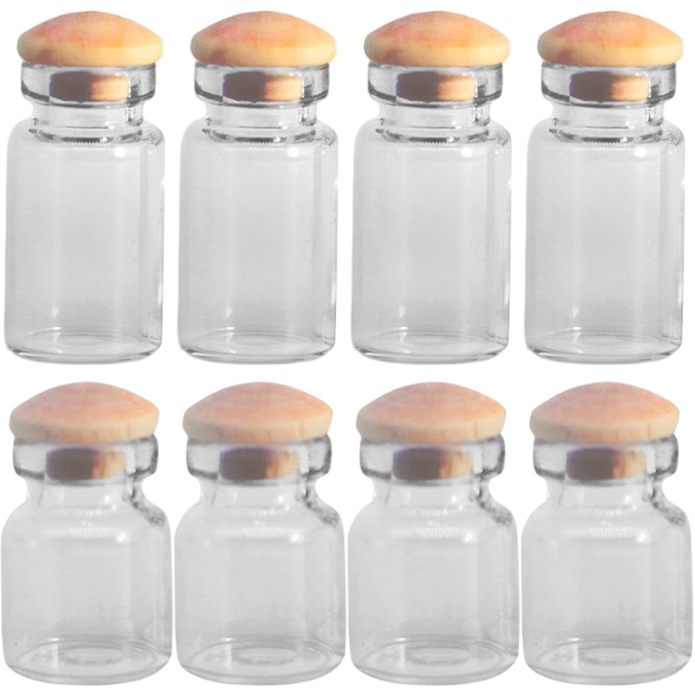 8 Pcs Tiny House Decor for Home Mini Dollhouse Mini Glass Bottle ...