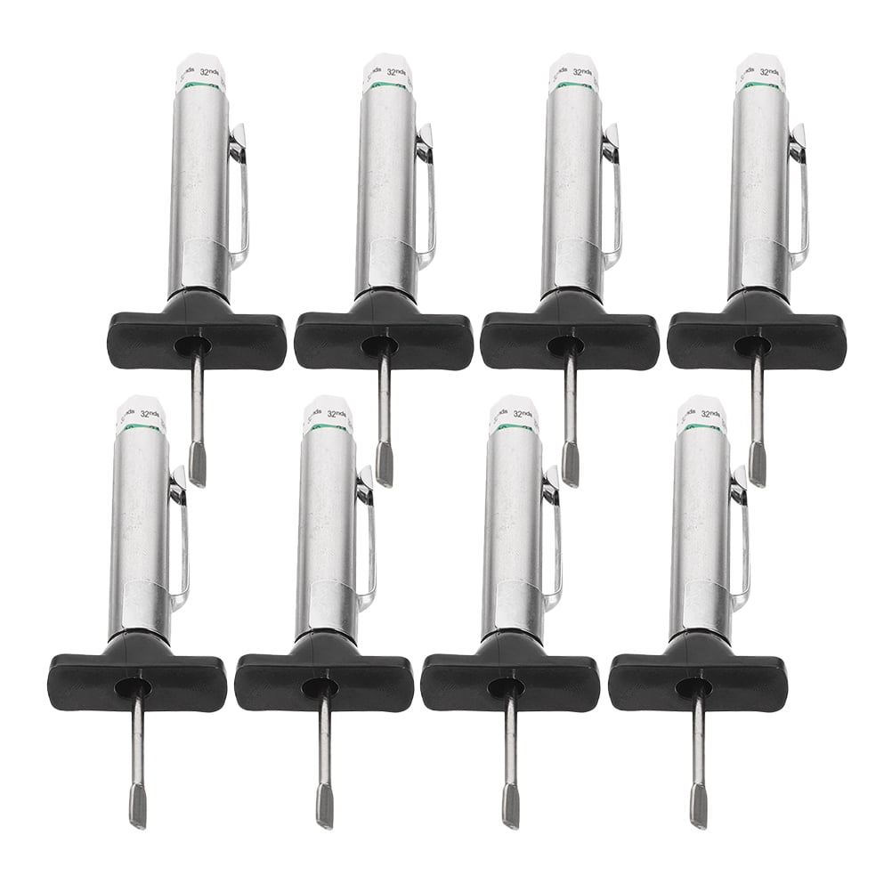 8 Pcs Tire Tread Depth Gauge Tire Thread Measuring Gauge Tire Pressure ...