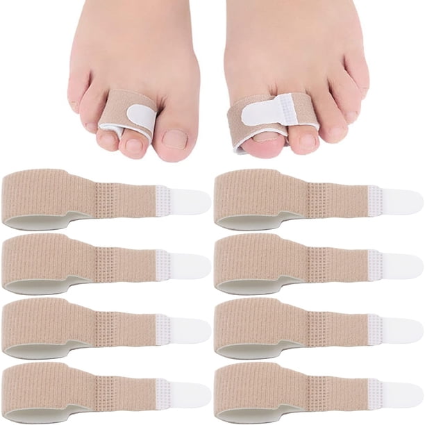 8 Pcs Toe Straighteners for Bent Toes Reinforced Hammer Toe ...