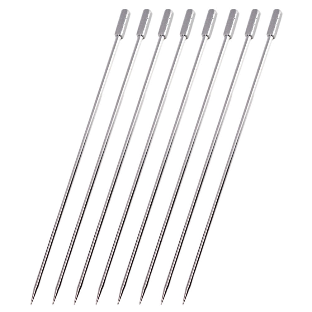 8 Pcs Toothpicks Beverages Martini Olive Stainless Steel Cocktail Mix ...