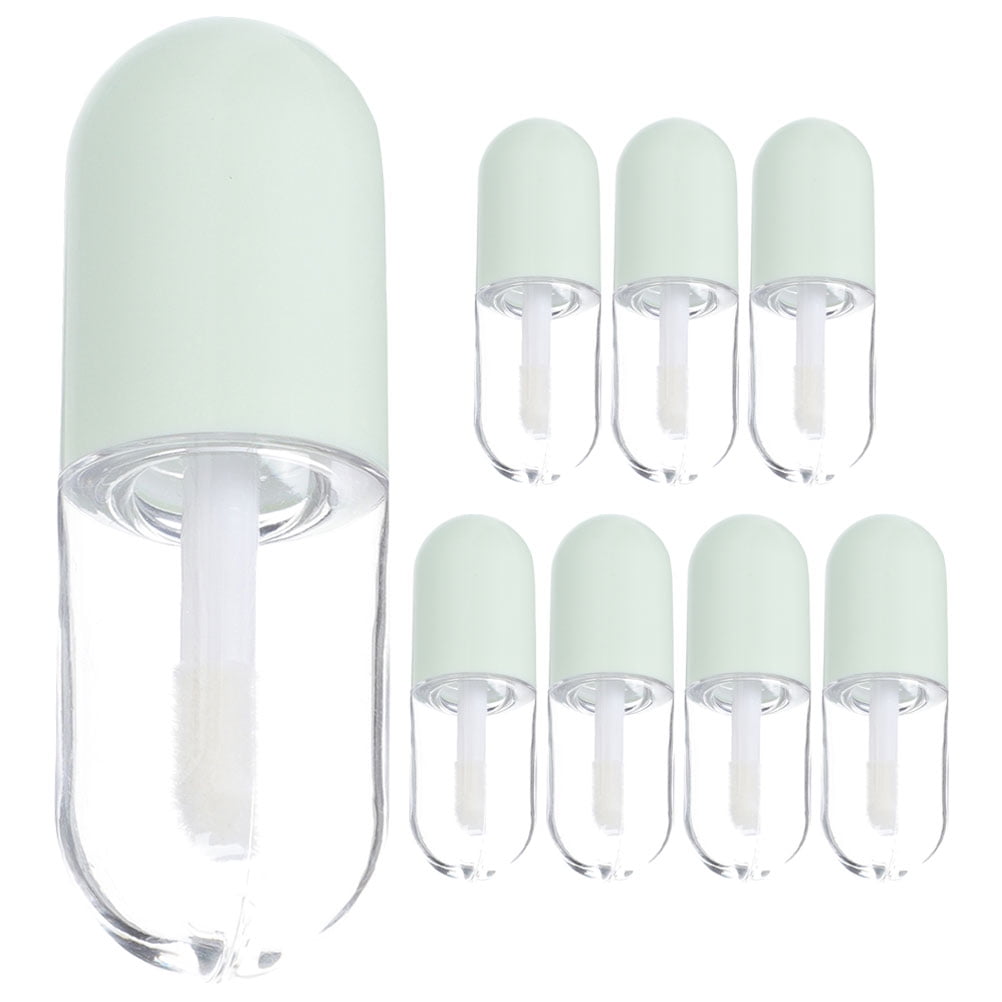 8 Pcs Transparent Empty Tubes Lip Tint Gloss Containers Travel ...