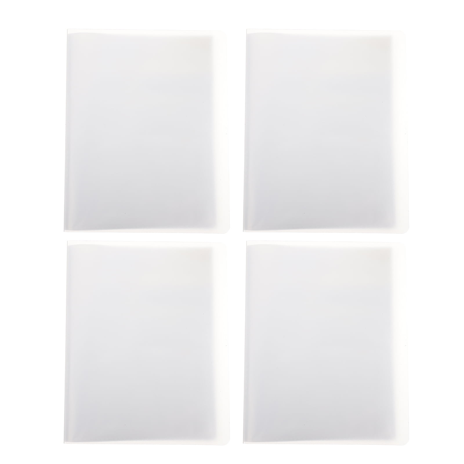 8 Pcs Transparent File Folders File Storage Folders Plastic Photos ...
