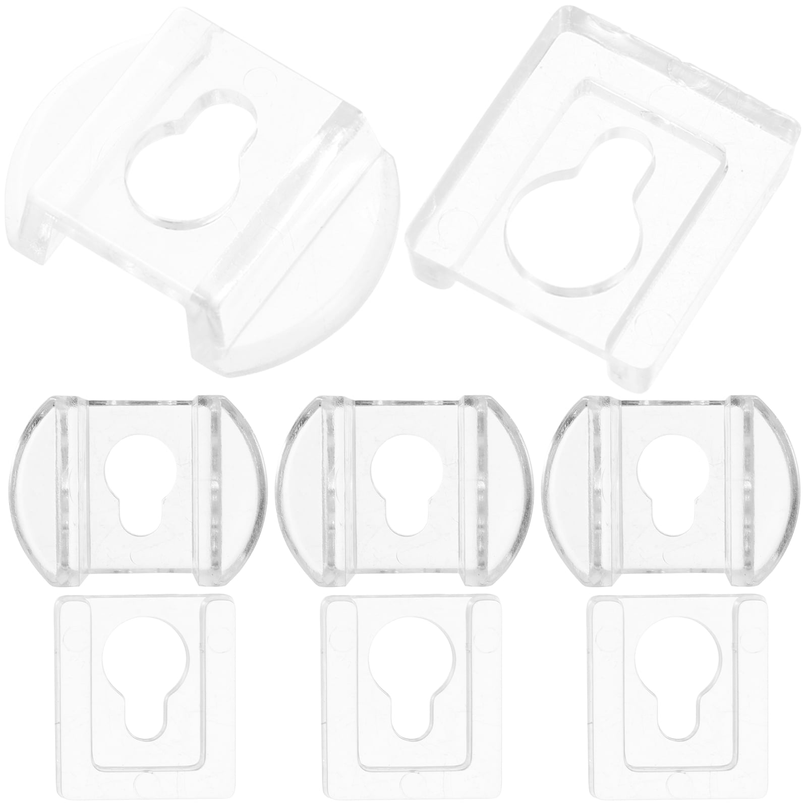 8 Pcs Transparent Photo Frame Hanging Buckle Interlocking Hooks for ...