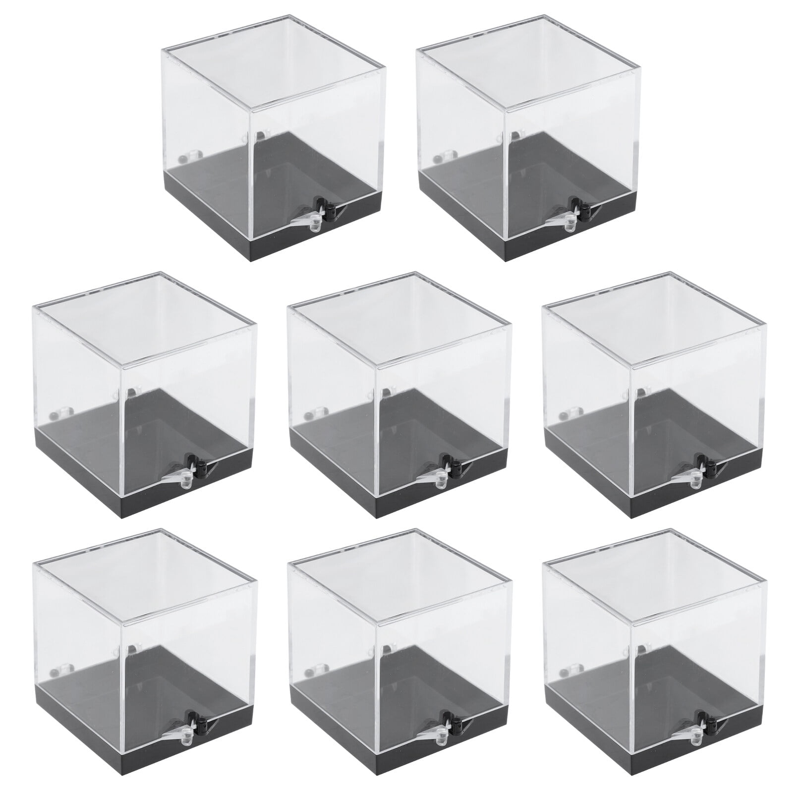 Homoyoyo 8Pcs Specimen Display Box Clear Storage Case - Walmart.com
