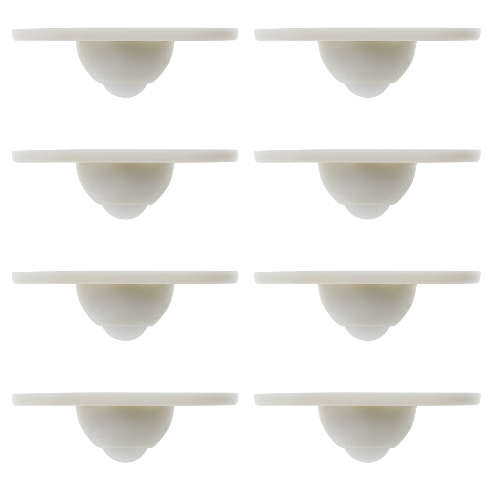 8 Pcs Trash Can Wheel Fan Universal Pulley Garbage Mini Fixed Adhesive ...