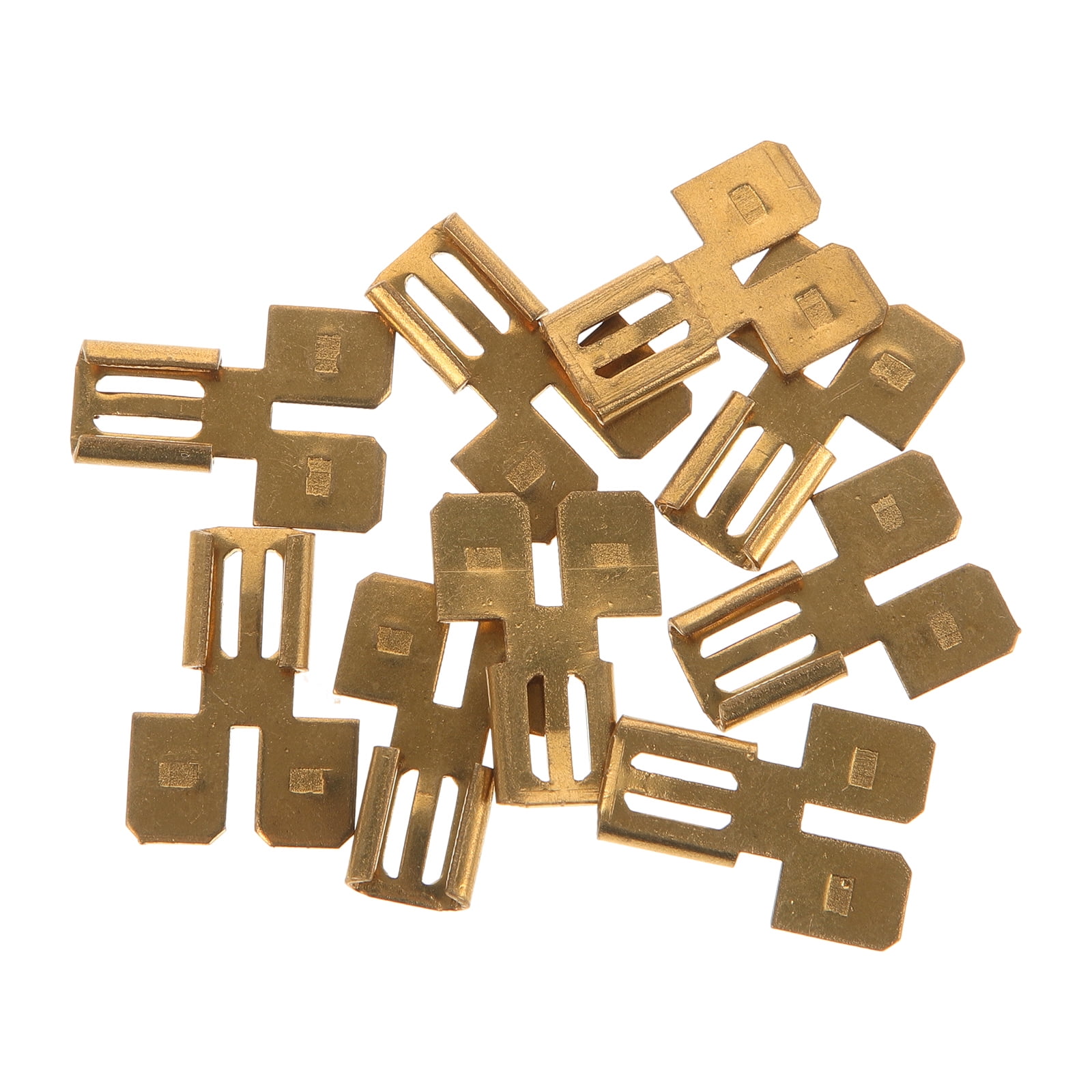8 Pcs Two-way Wire Terminal Block Electrical Spade Connectors ...