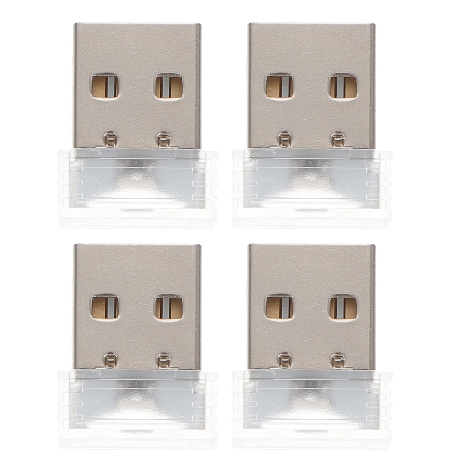 8 Pcs USB Ambient Light Laptop Light Interior Ambient Lighting Car ...