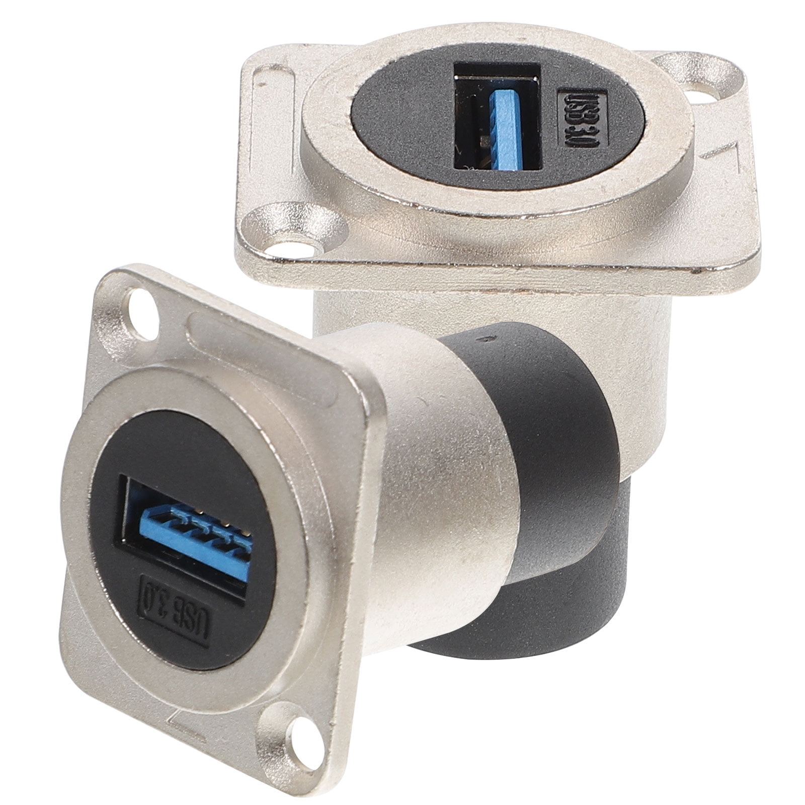 8 Pcs USB Panel Socket Fittings Car Outlet Adapter Pass Through ...