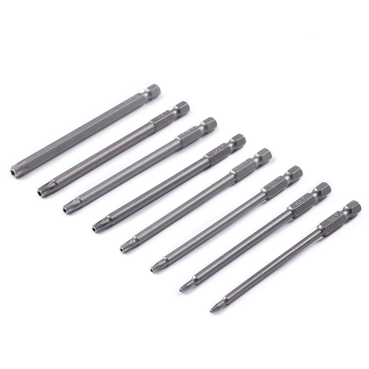 8 Pcs Versatile Screwdriver Set Magnetic Bits Star Hollow Shape First ...