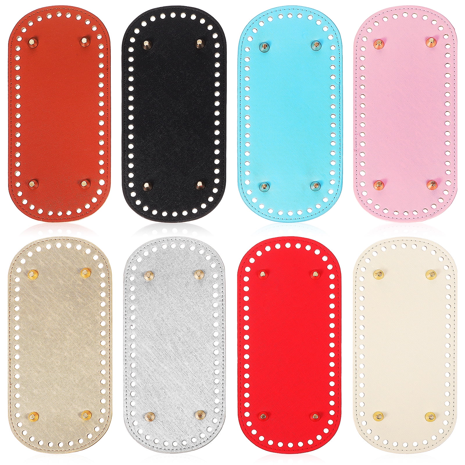 8 Pcs Wallet Accessories Bag Base Knitting Bottom Oval Wrap Feet ...