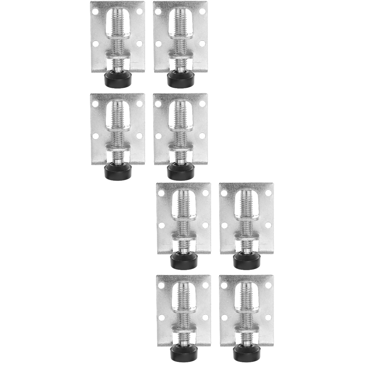 8 Pieces Adjustable Furniture Levelers with Legs and Corner Brackets ...